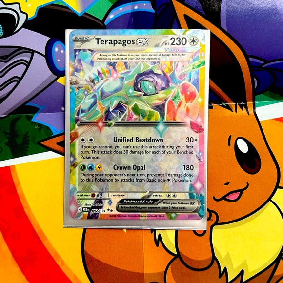 Pokemon | Toys | Terapagos Ex Prismatic Evolutions Pokmon Card | Poshmark